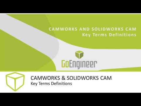 CAMWORKS and SOLIDWORKS CAM - Key Terms Definitions