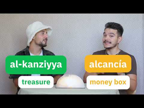 Akram guesses Spanish words of Arabic origin