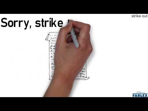 strike out