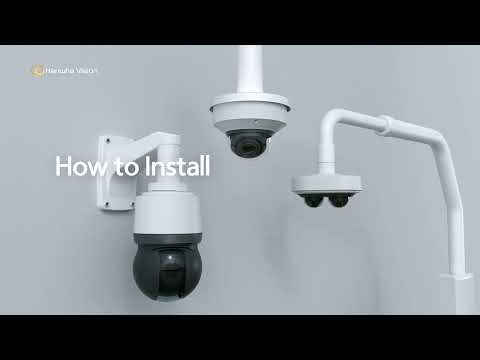 How to install a Hanging Cap Adaptor | Hanwha Vision America | #Accessories #Brackets