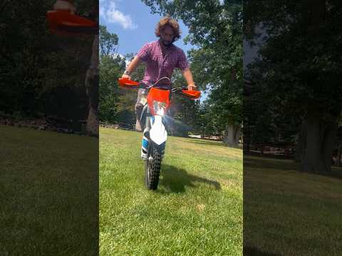 ELECTRIC KTM DIRT BIKE IS THE WAY!! Freeride Exc wheelie machine