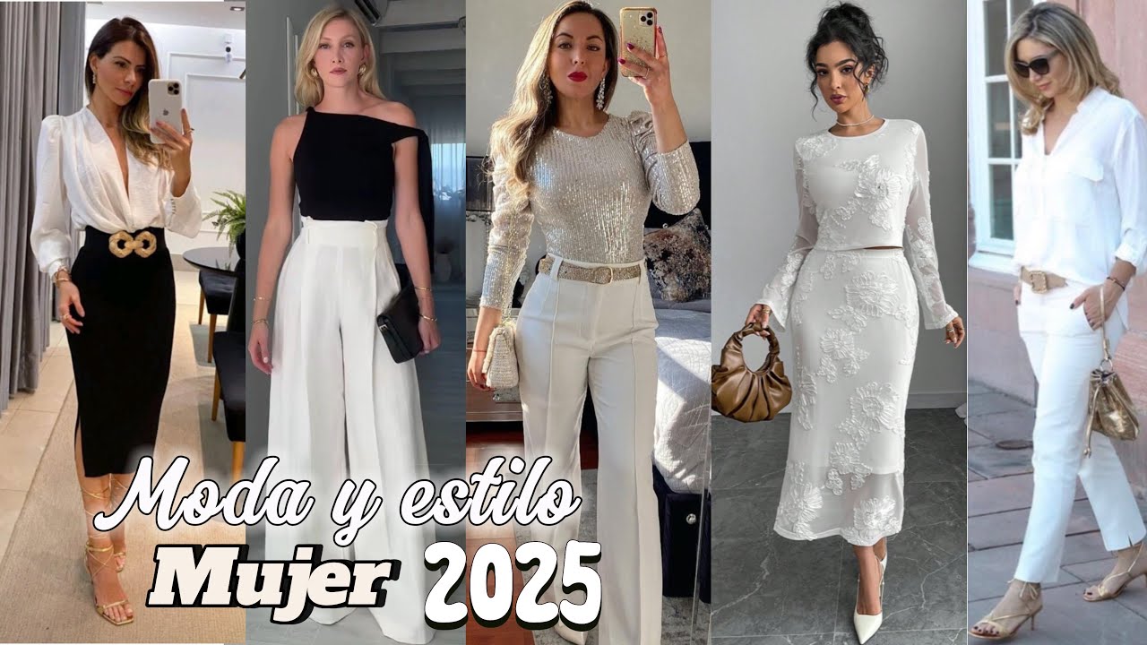 WOMEN'S FASHION STYLES 2025 How to Wear the Color WHITE