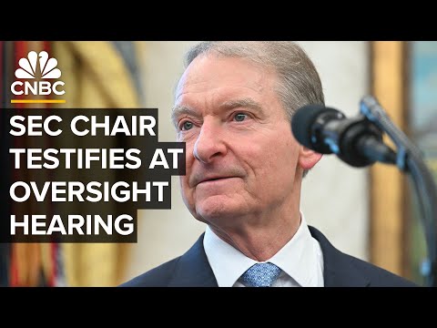 SEC Chairman Paul Atkins testifies at House oversight hearing — 5/20/2025