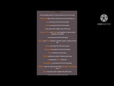 - The Hunger Games Simulator! - Read Description, please! -