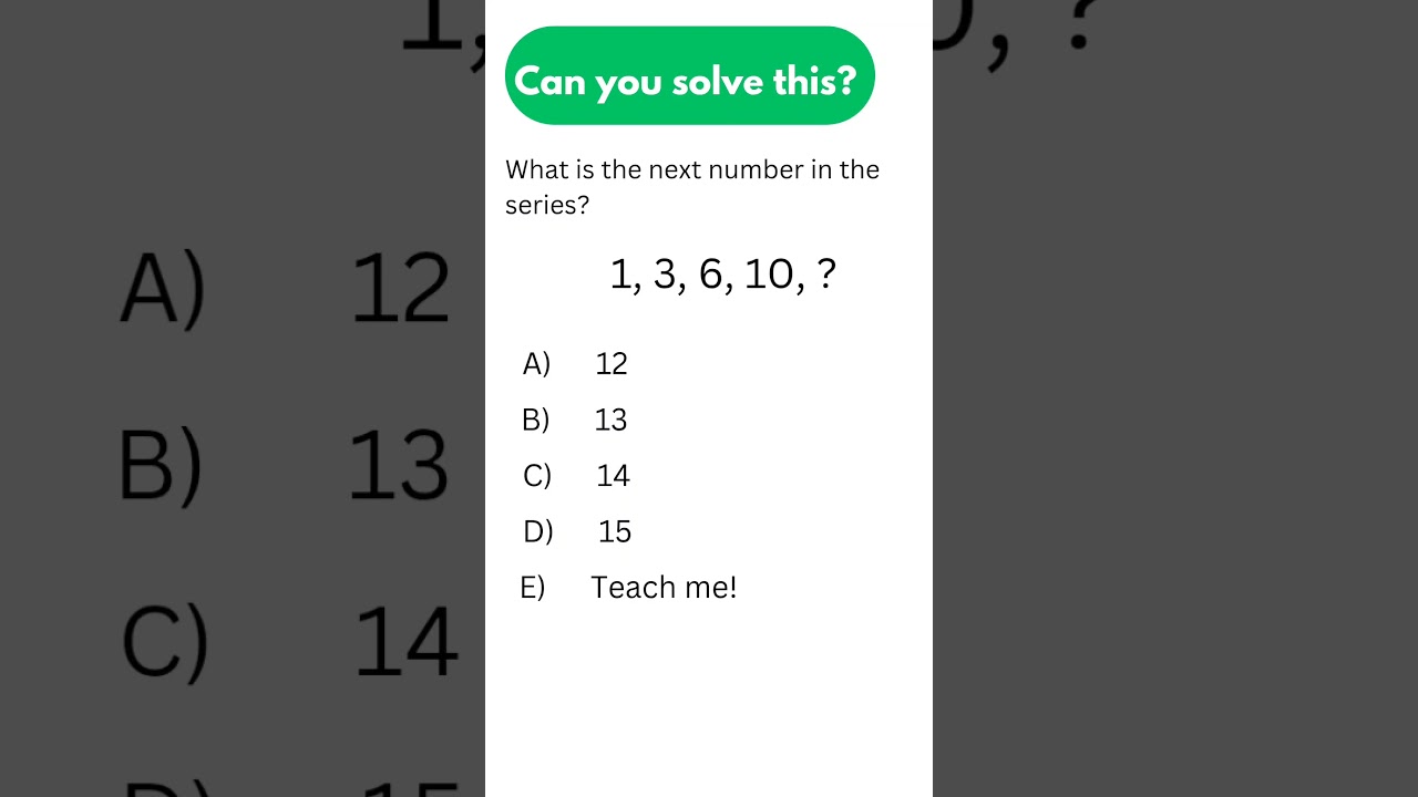 Find the next number in the series? #math #shorts #maths