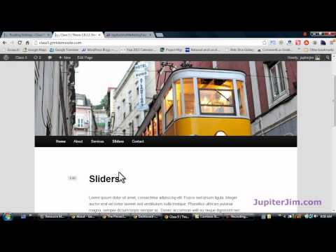 Create a Static Home Page (Front Page) with WordPress 3.5