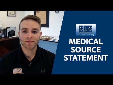 Medical Source Statement in Social Security Application | The Good Law Group
