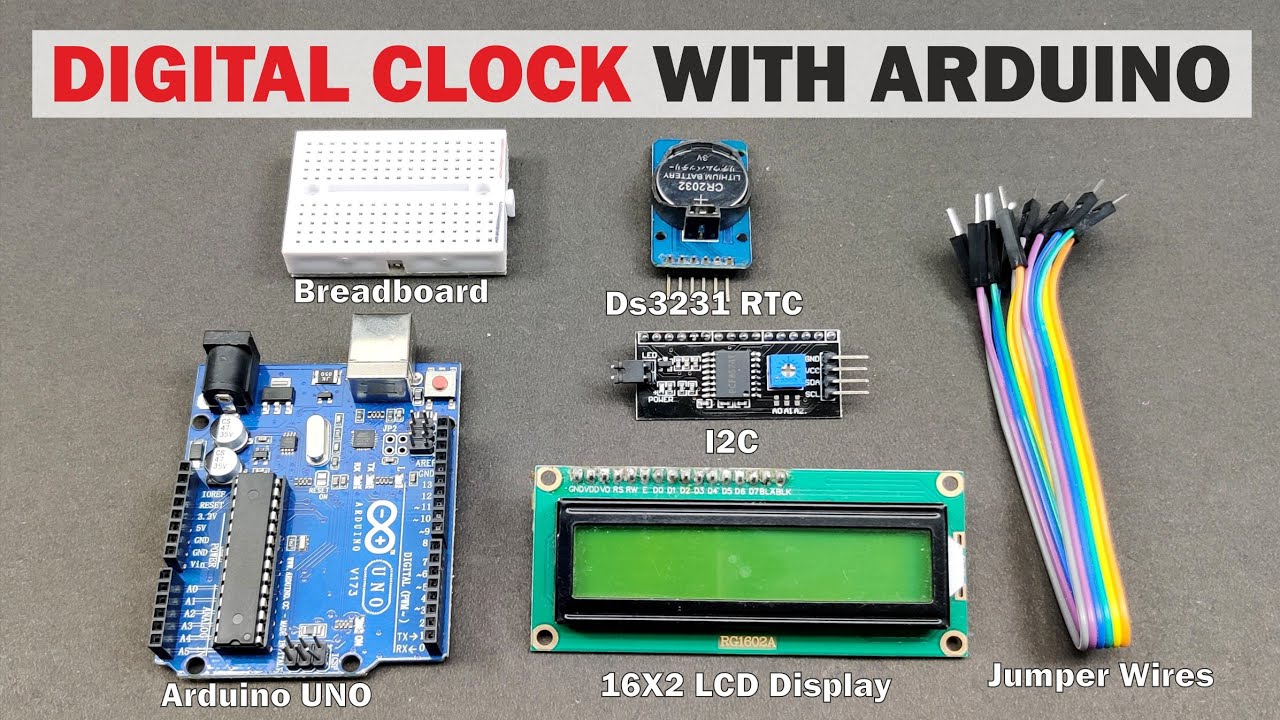 How to make your OWN  DIGITAL CLOCK with DS3231 || Arduino Projects|| Arduino #digitalclock #diy