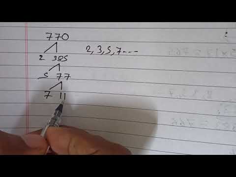 factor tree of 770 | prime factor tree |
