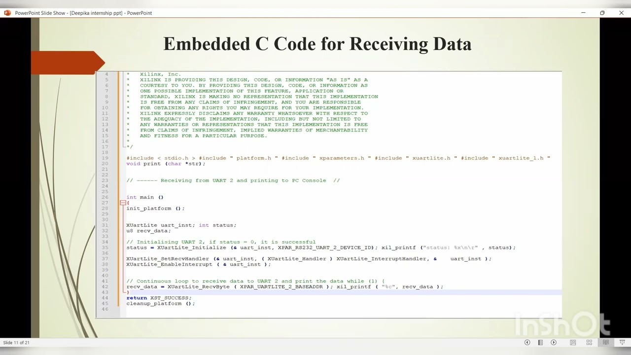Transmitting & Receiving Data using RS232 Protocol with VHDL