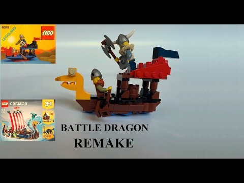 LEGO 6018 Battle Dragon REMAKE (alternative of 31132 Viking Ship)