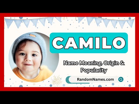 Camilo - Baby Boy Name Meaning, Origin & Popularity - RandomNames.com