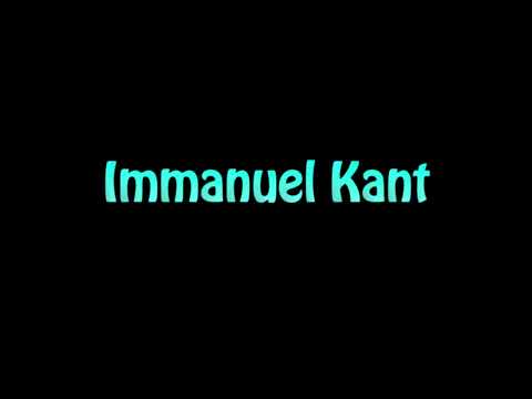 Learn How To Pronounce Immanuel Kant