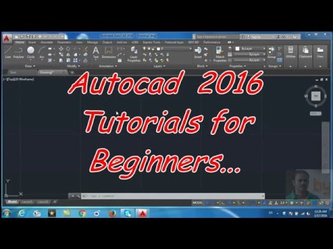 Basics: AutoCAD 2016 basic tutorials for beginners Part 1 ...