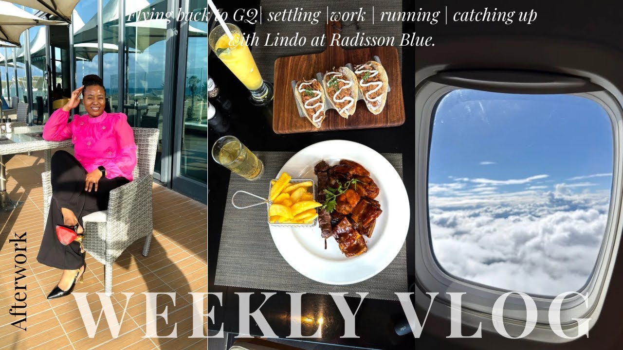 Flying back & Finding My Routine ✈️ Airlink Travel Vlog | Work, Runs & Life Reset🫧🎀🇿🇦