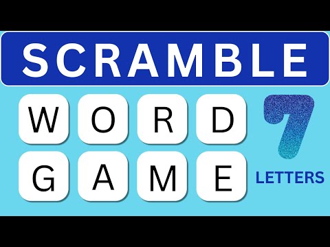 Scrambled Word Games - Guess the Word Game (7 Letters Words) || #word #games #braingames #youtube