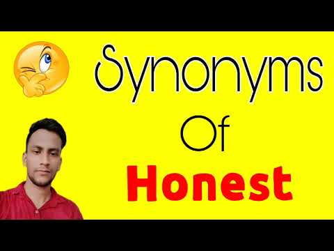 Honest ka synonym | Honest synonym | synonyms of Honest