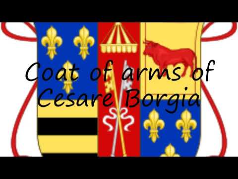 How to pronounce Coat of arms of Cesare Borgia in English?