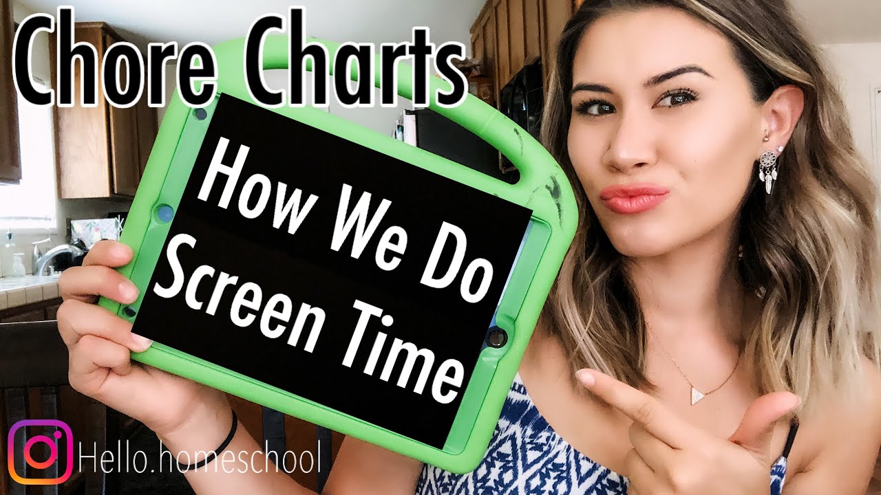 How We Do Screen Time - Chore Charts - How To Get My KidsTo Earn Screen Time