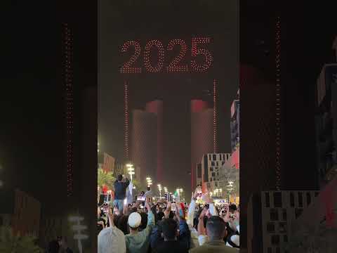 Happy New year#2025 #lusail #fireworks #doha #qatar πΆπ¦π
