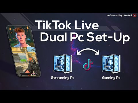 How To LiveStram On TikTok With A Dual PC! (Without Stream Key)