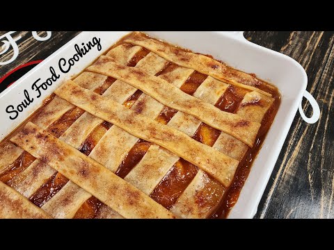 How to make Peach Cobbler - The BEST Peach Cobbler Recipe - #SoulFood