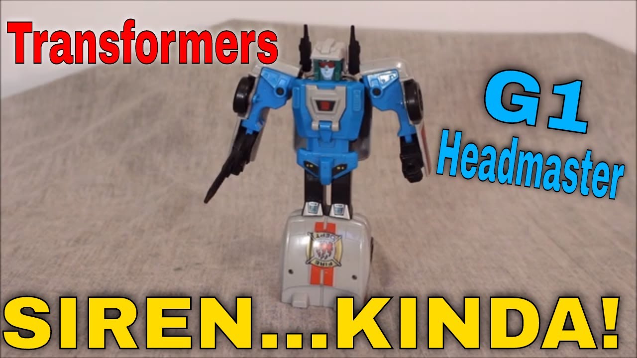 Transformers G1 Siren (GoShooter), kinda - GotBot True Review NUMBER 634