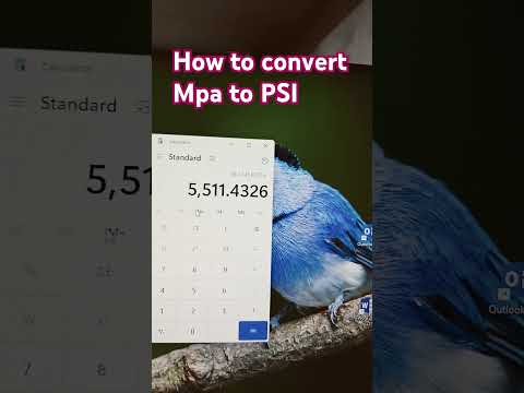 How to covert Mpa to PSI