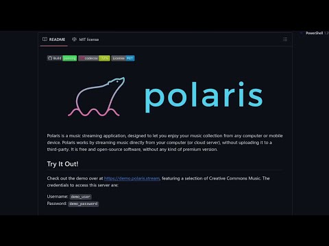 Polaris - Selfhosted Music Solution