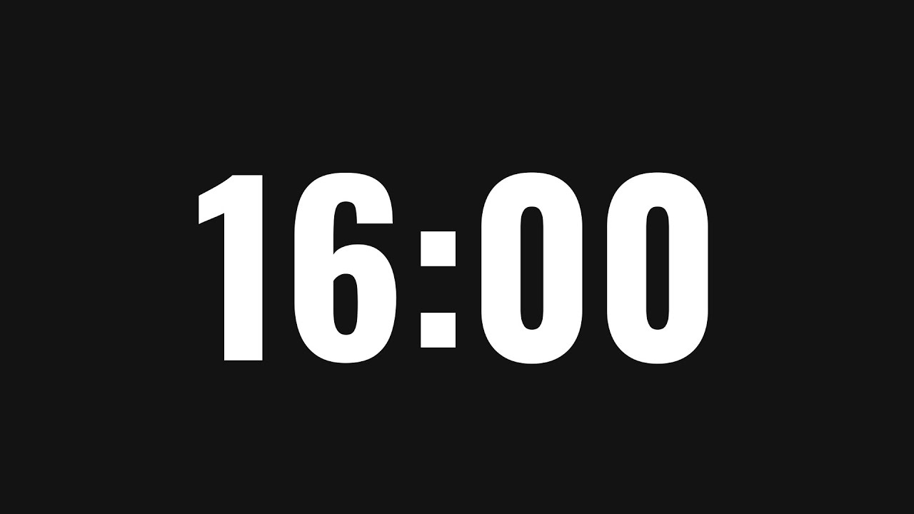 16 Minute Timer