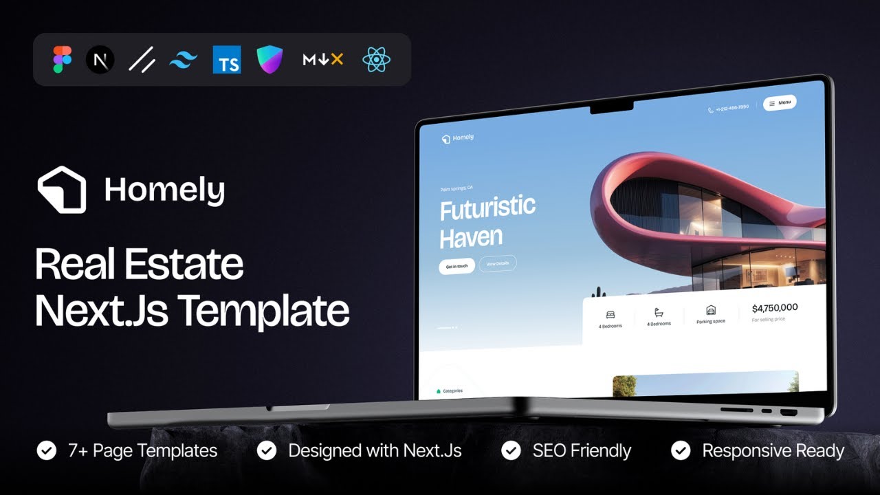 Homely Next.js Template – Perfect for Real Estate & Property Listings