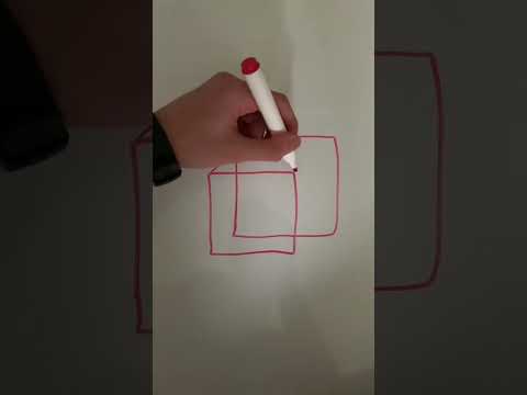 How to Draw A CUBE! #shorts #drawing