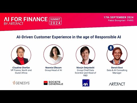 AI-driven customer experience in the age of responsible AI, with SOCIETE GENERALE, GENESYS & AXA