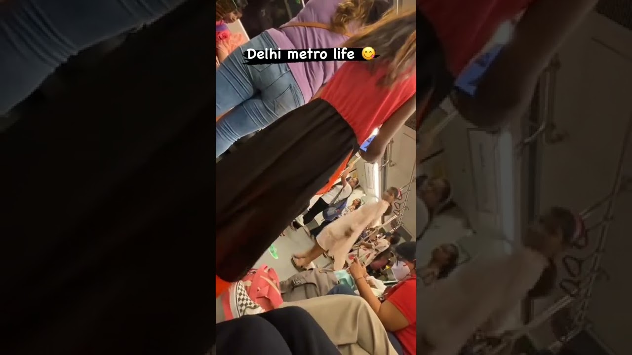 Viral video shows girl dancing inside Delhi Metro coach. Watch #shorts #ytshorts
