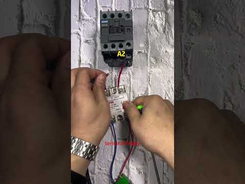 The solid-state relay controls the alternating current contactor SSR-10DA 10A / 250V.