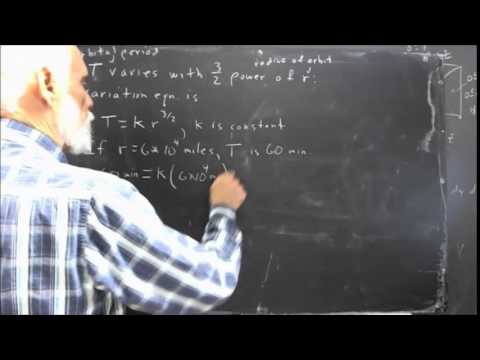 158 013 variation equation orbital period and radius
