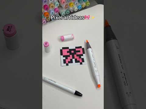????Cute mini Pixel art ideas✨ #art #drawing #pixel #pixelart #pixelartideas #cute