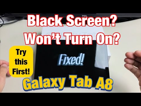 Galaxy Tab A8/A9: Black Screen? Won't Turn On? Easy Fixes!