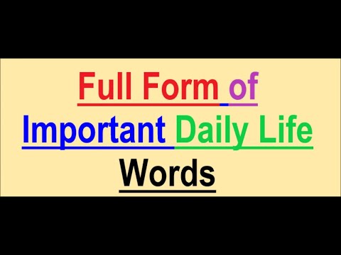 Do You Know The Full Forms Of These Everyday Abbreviations? #shorts #abbreviation #gkbooster