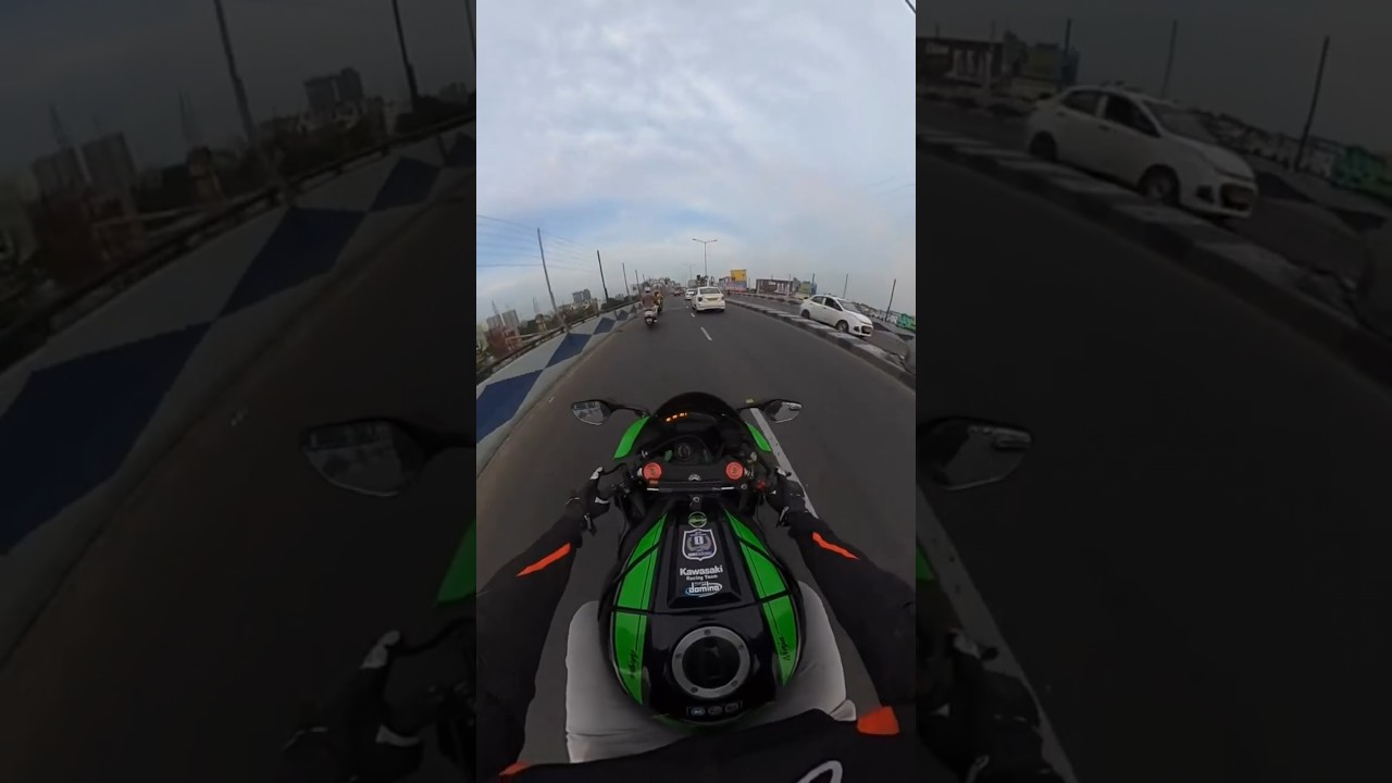 MAA FLYOVER KOLKATA || SUPER BIKE ZX10R KOLKATA 🔥|| #zx10r #kawasaki #kolkata #cityofjoykolkata