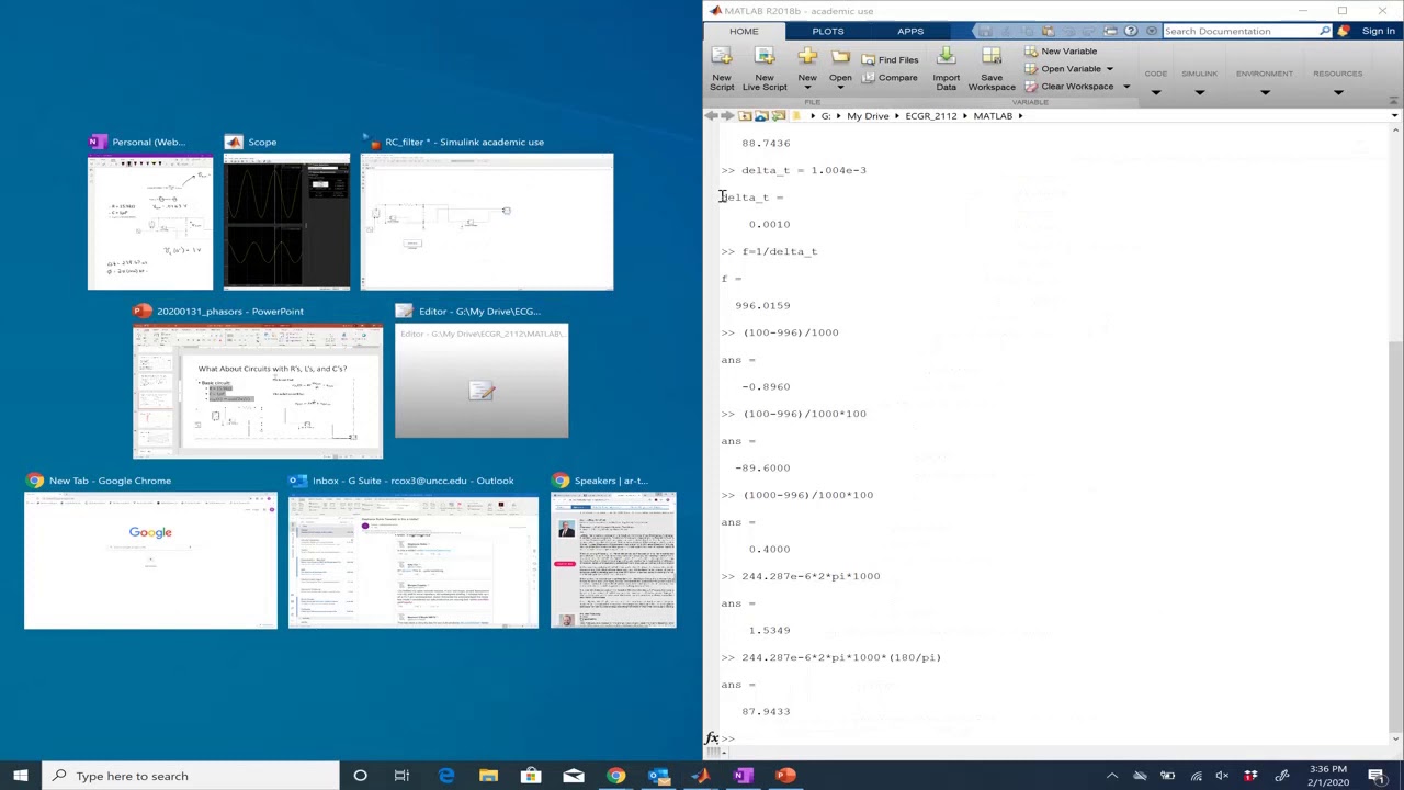 Solving a Differential Equation with a Sinusoidal Source Using Simulink