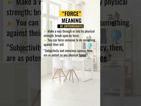 What does FORCE mean?