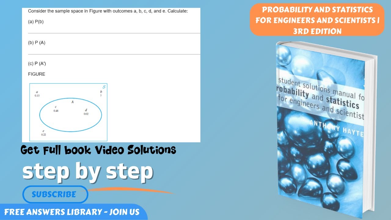Calculating Probability in a Sample Space: CH 1.2 problem 1 Explained #probability #altequal