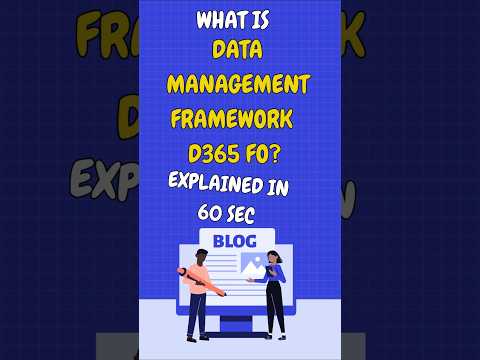 What is the Data Management Framework in Dynamics 365 F&O?Simplified in 60 Seconds#shorts #shortfeed