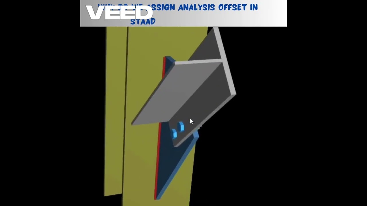 Analysis offset in RISA-3D and Staad-PRO #civilengineer#staadprov8i #RISA-3D# #civilengineer