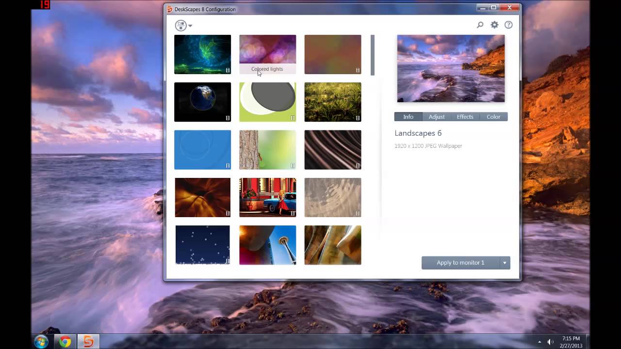 DeskScapes 8 in action!