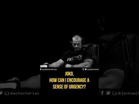 How to create a sense of urgency! #motivational #jockopodcast #shortsvideo