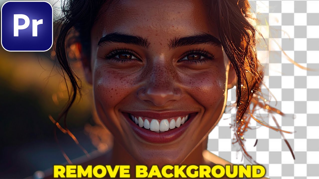 REMOVE BACKGROUND from VIDEO in Premiere Pro