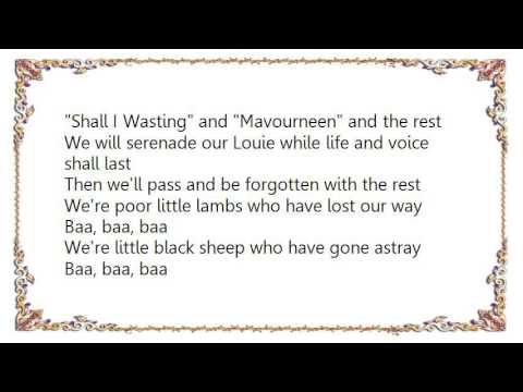 Hoagy Carmichael - The Whiffenpoof Song 1948 'March of Dimes' Radio Transcription Lyrics
