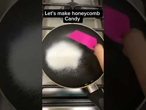 How to make honeycomb candy #delicious #yummy #recipe #amazing #viral #shorts #honey